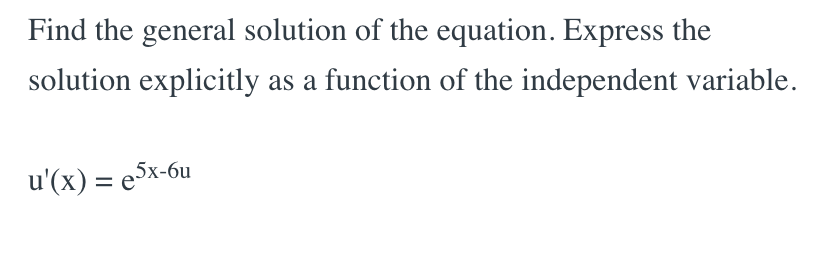 Solved Find the general solution of the equation. Express | Chegg.com