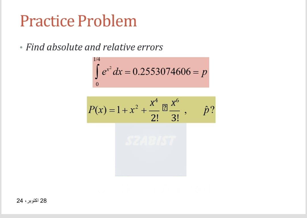 Solved Practice ProblemFind absolute ﻿and relative | Chegg.com