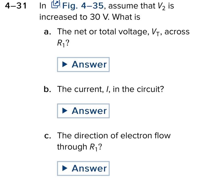 Solved Figure 4-34 a. How much is the net or total voltage, | Chegg.com