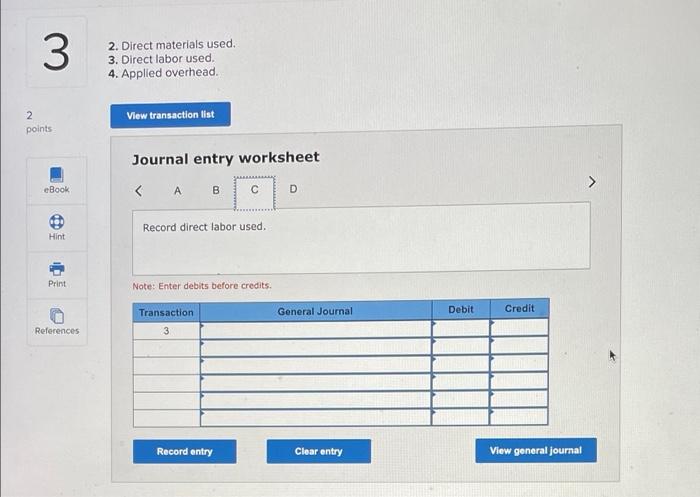 Solved 3 2 points eBook Hint Print References Exercise 15-9 | Chegg.com
