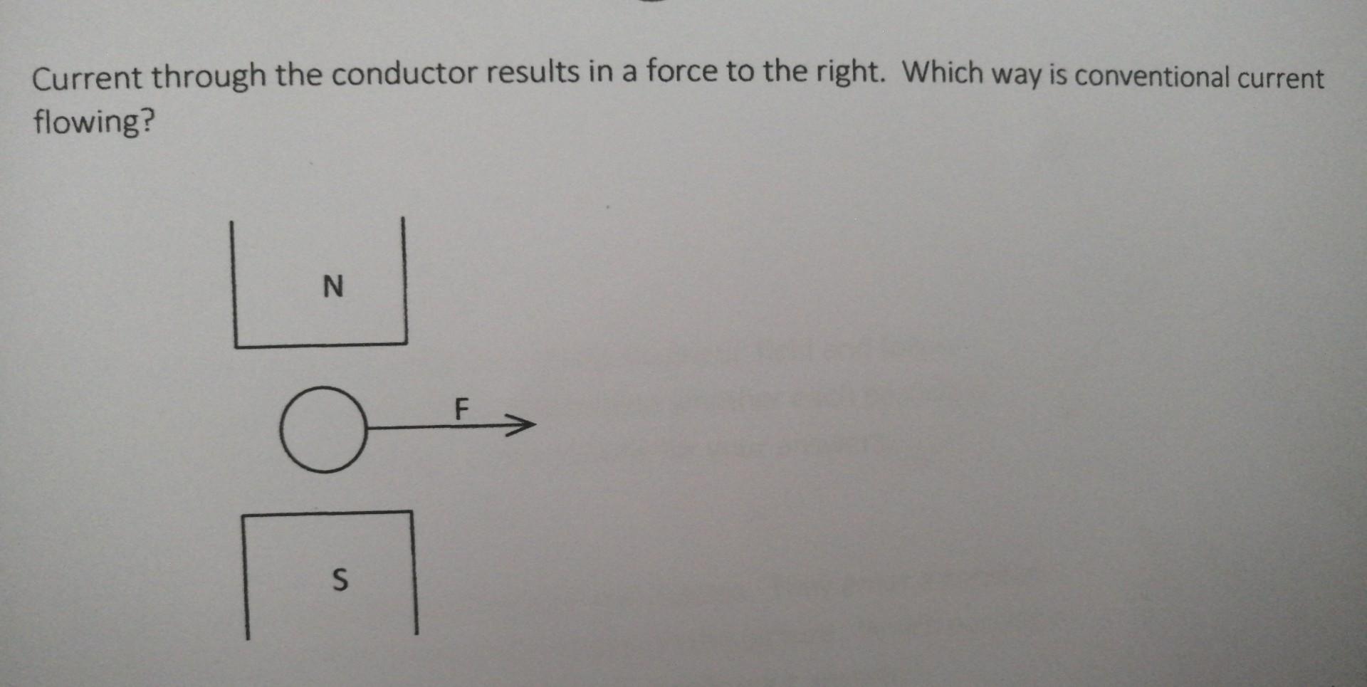 Solved Current is flowing from A to B. Predict the direction | Chegg.com