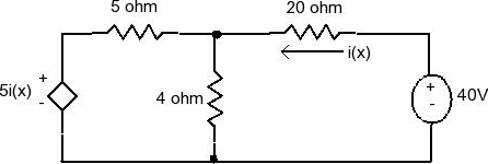 Solved Use Mesh Analysis to calculate ix | Chegg.com