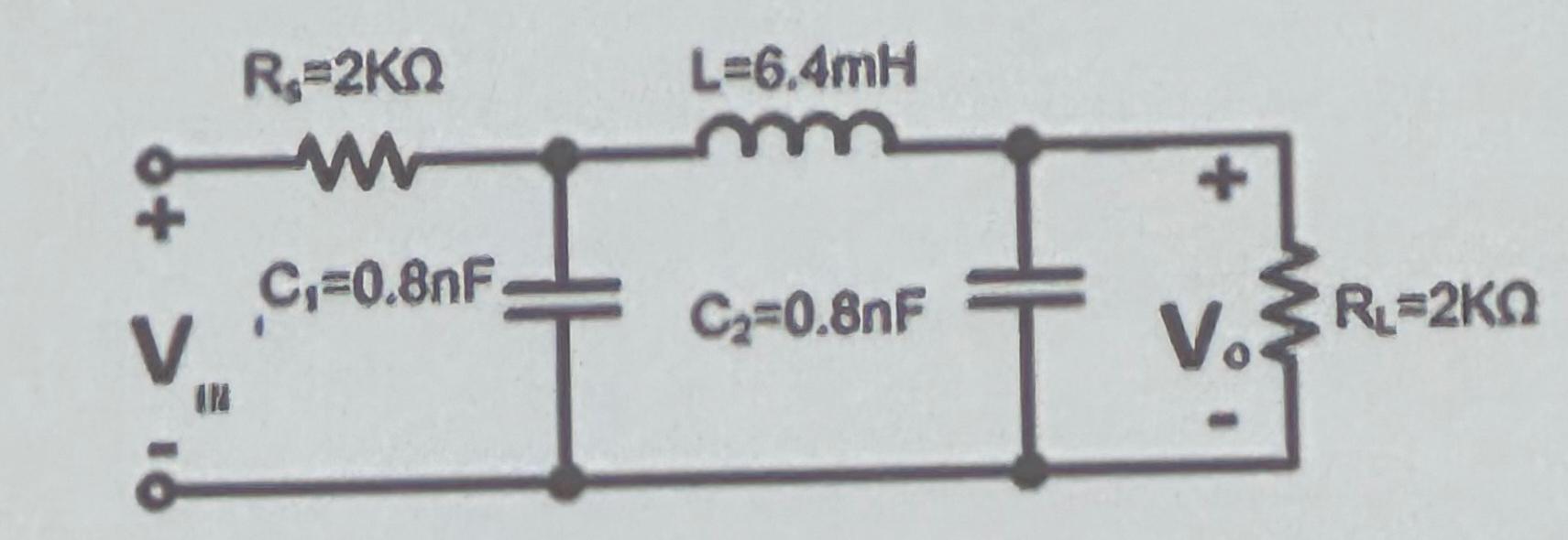 Find transfer function of this circuit | Chegg.com