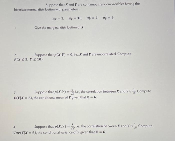 Solved Suppose that X and Y are continuous random variables | Chegg.com