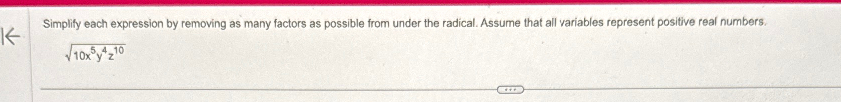 Solved Simplify each expression by removing as many factors | Chegg.com