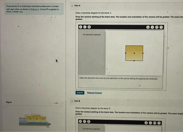 Solved - Pand pradedDraw a free-body dagram for the block B1 | Chegg.com