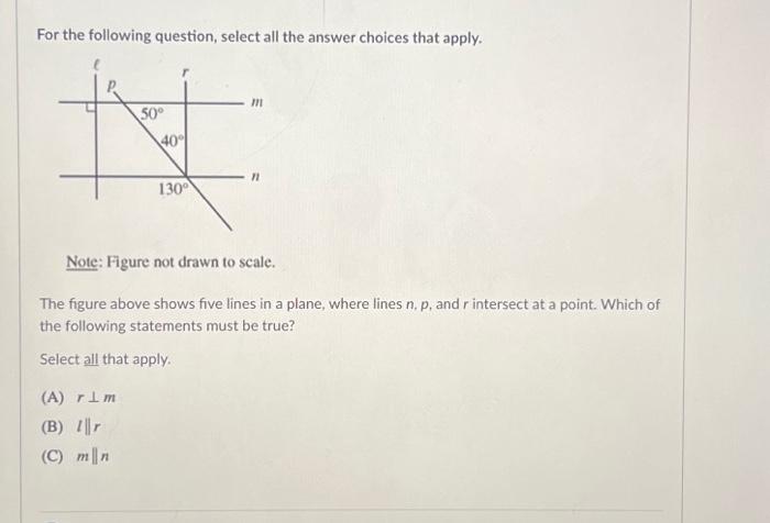 Solved For the following question, select all the answer | Chegg.com