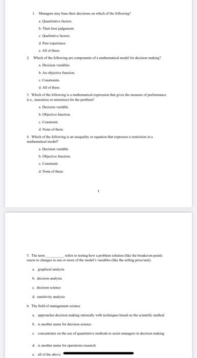 solved-1-managers-may-base-their-decisions-on-which-of-the-chegg