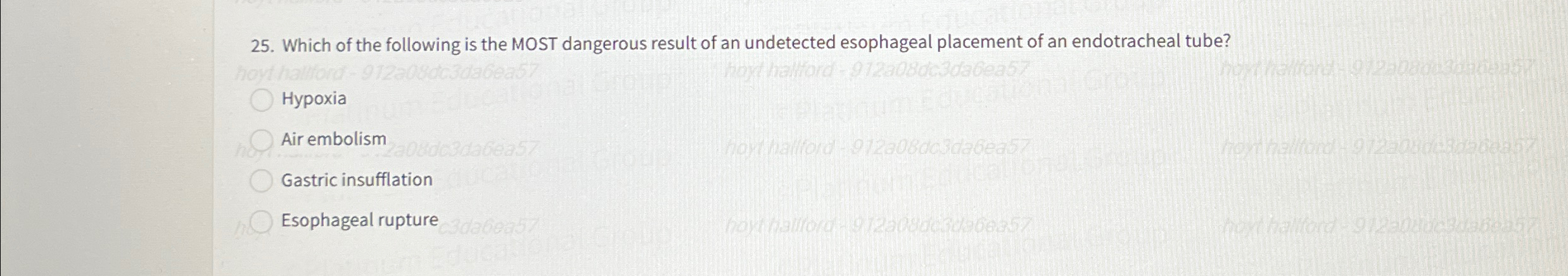 Solved Which of the following is the MOST dangerous result | Chegg.com