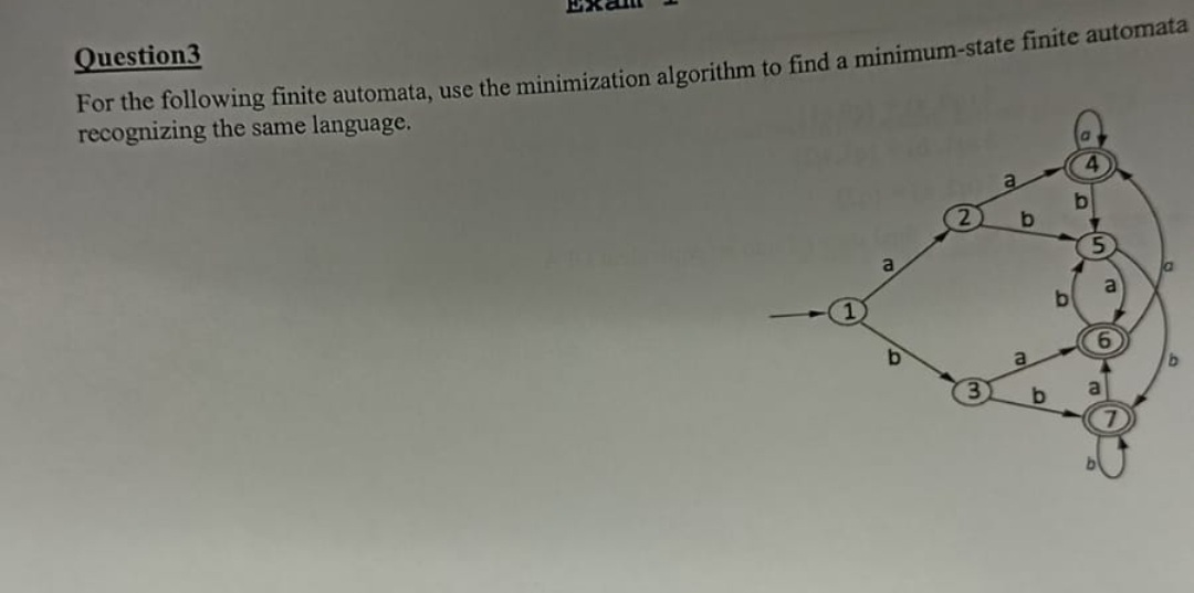 Solved Question 3For the following finite automata, use the | Chegg.com Solved Question 3For the following finite automata, use the | Chegg.com