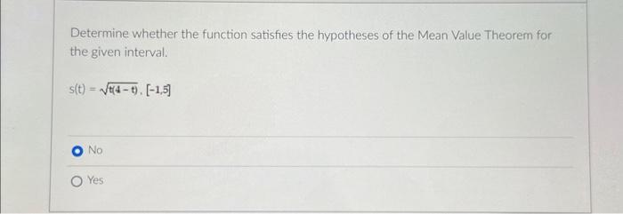Solved Determine whether the function satisfies the | Chegg.com