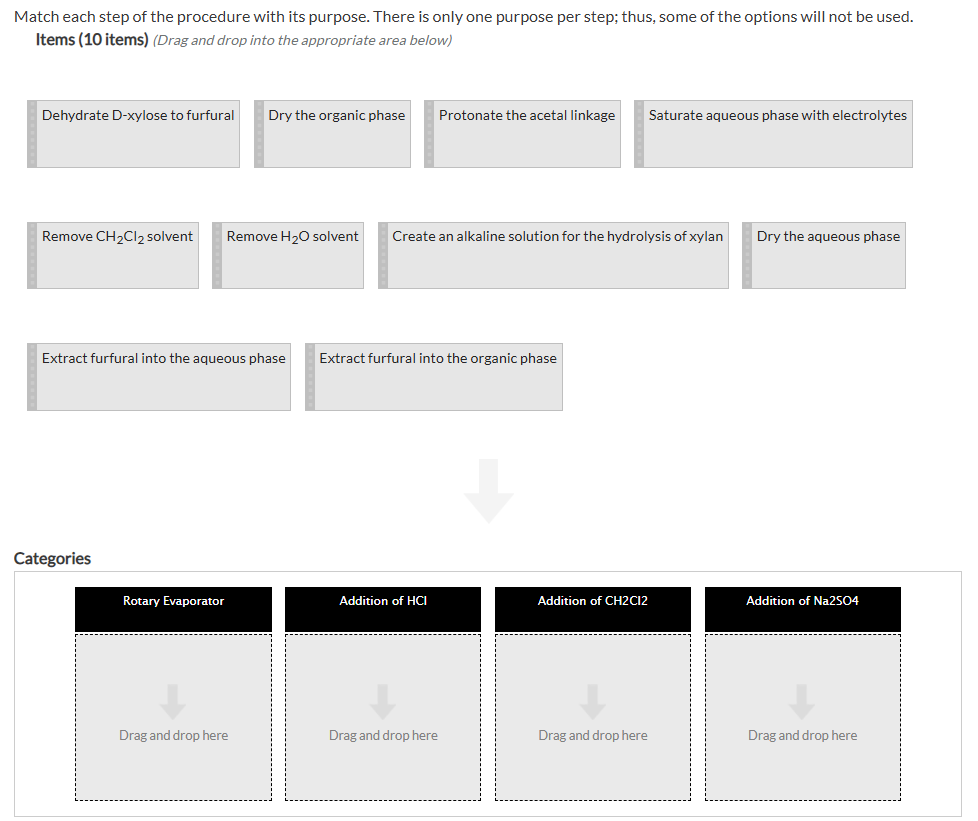 Solved Match each step of the procedure with its purpose. | Chegg.com