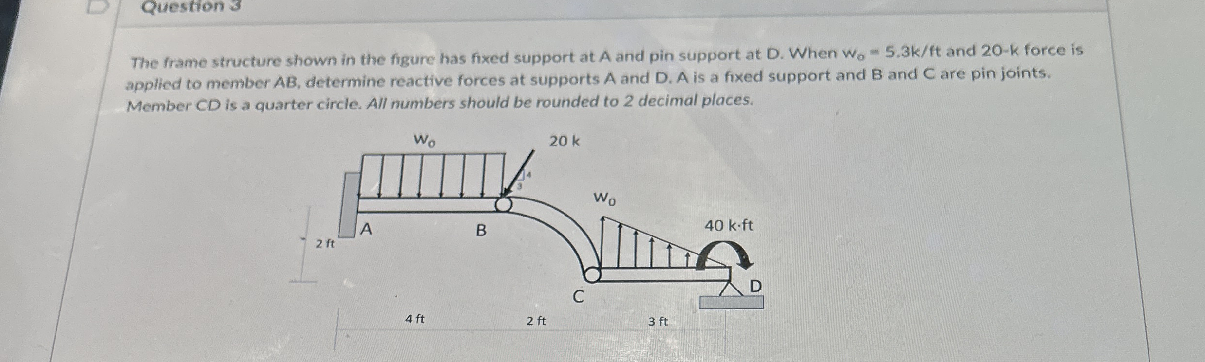 Solved The frame structure shown in the figure has fixed | Chegg.com