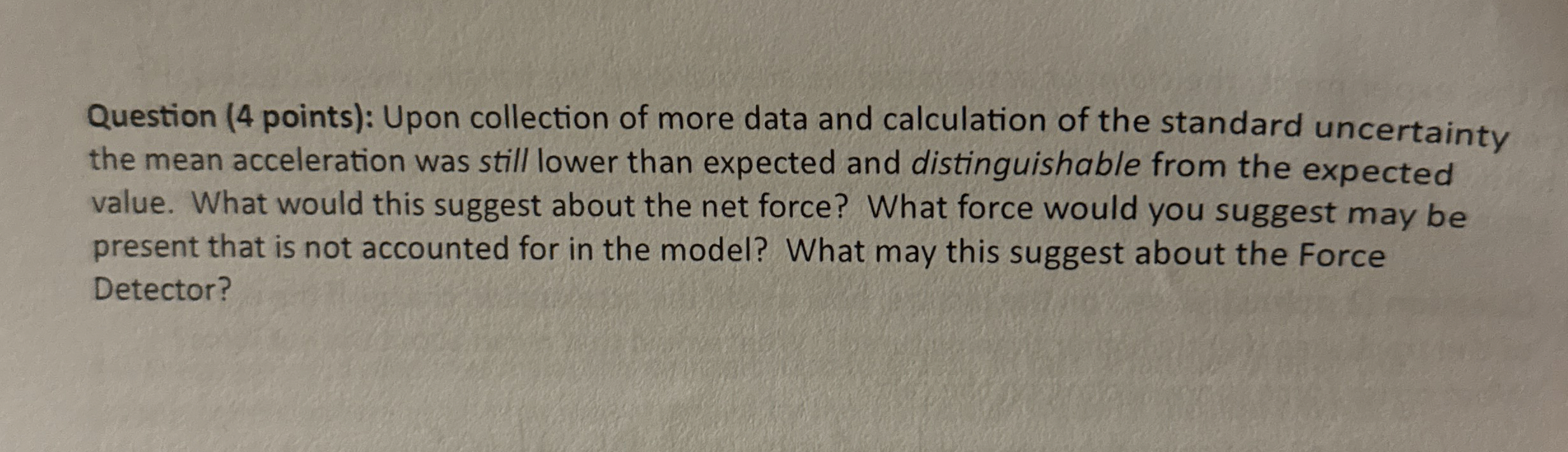 Solved Question (4 ﻿points): Upon collection of more data | Chegg.com