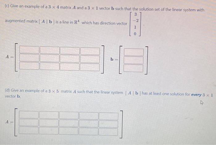Solved Note: An m×n matrix has m rows and n columns. Note: | Chegg.com