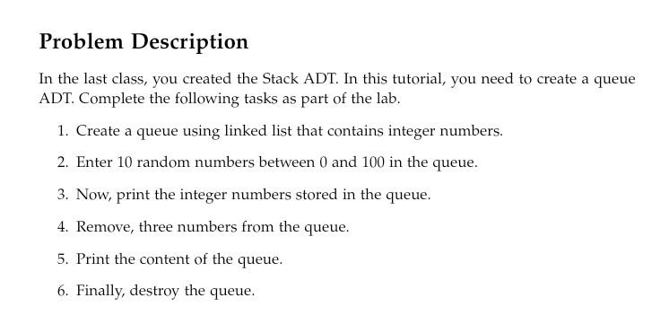 Solved Problem Description In the last class, you created | Chegg.com Solved Problem Description In the last class, you created | Chegg.com
