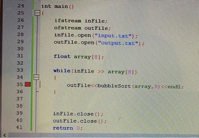 Solved hi please help, getting an error on line 35 and i | Chegg.com