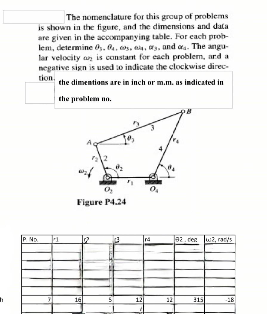 Solved The nomenclature for this group of problems is shown | Chegg.com