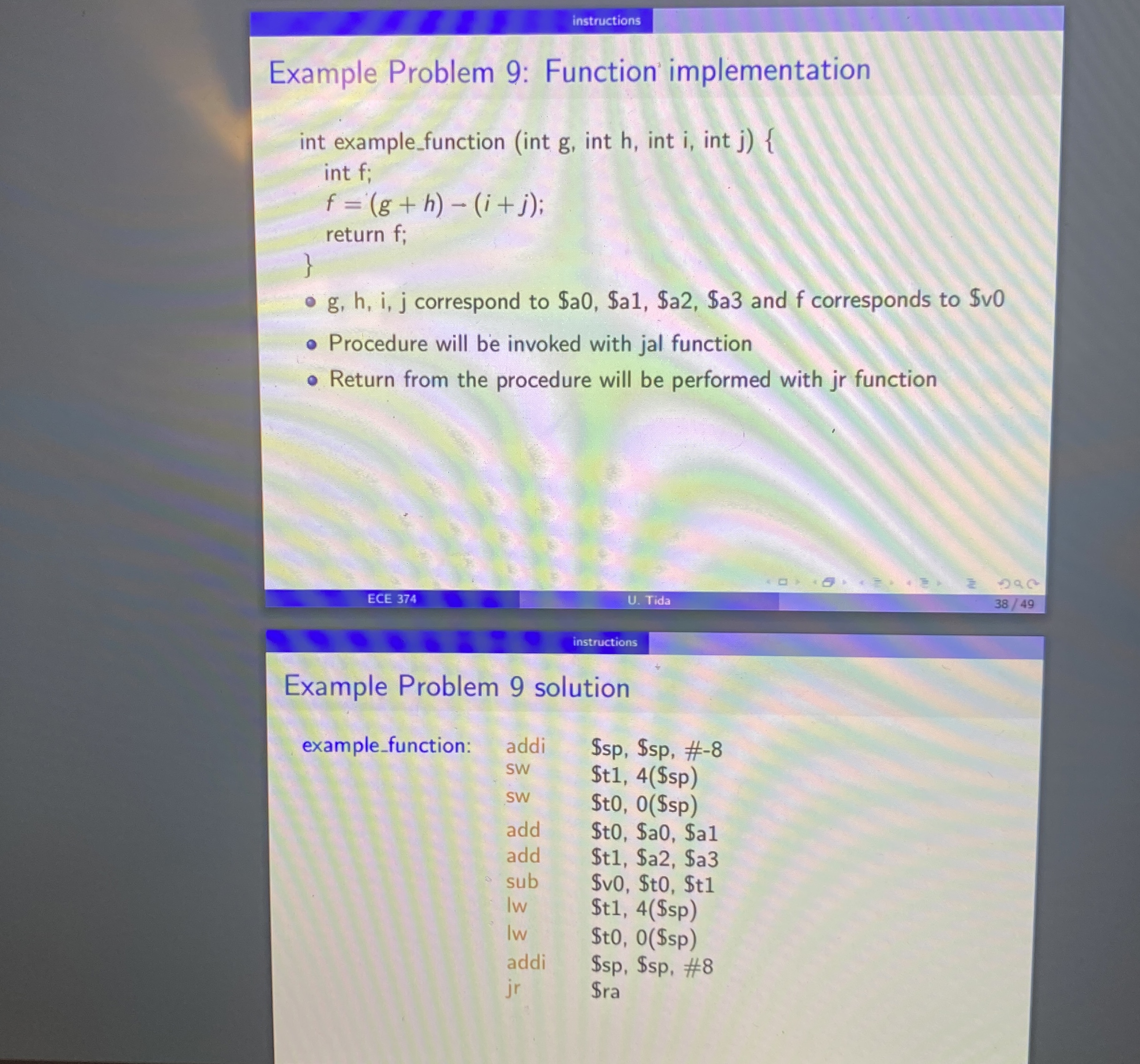 Solved Please explain how they came to this solution in | Chegg.com