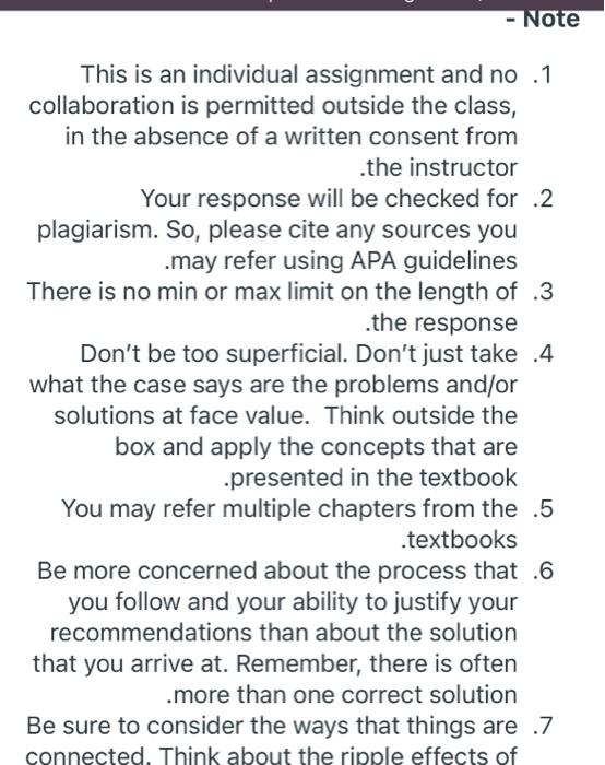 Solved WRT the "Whirlpool's Ideale" case, please answer the | Chegg.com