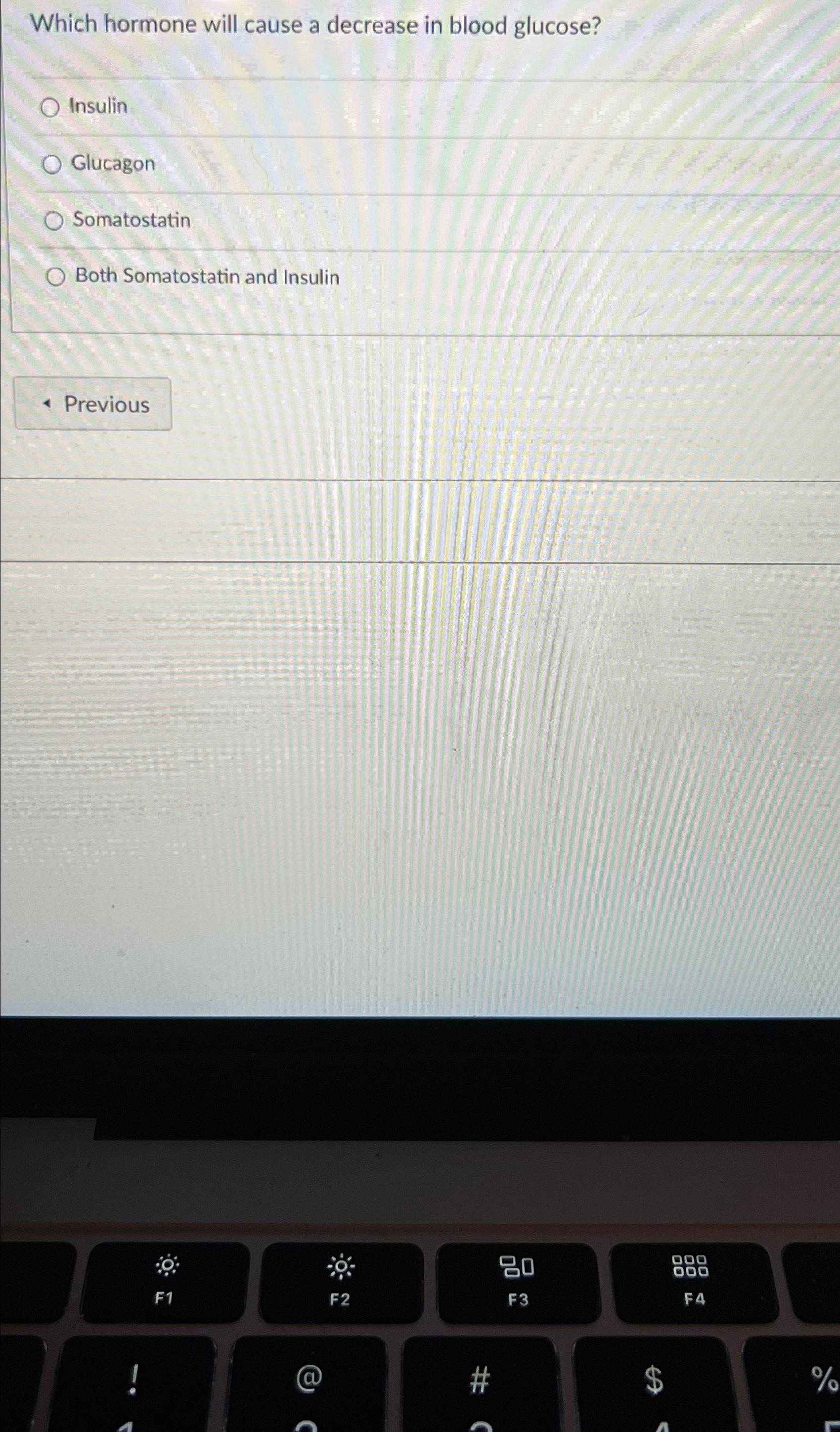 Solved Which hormone will cause a decrease in blood | Chegg.com
