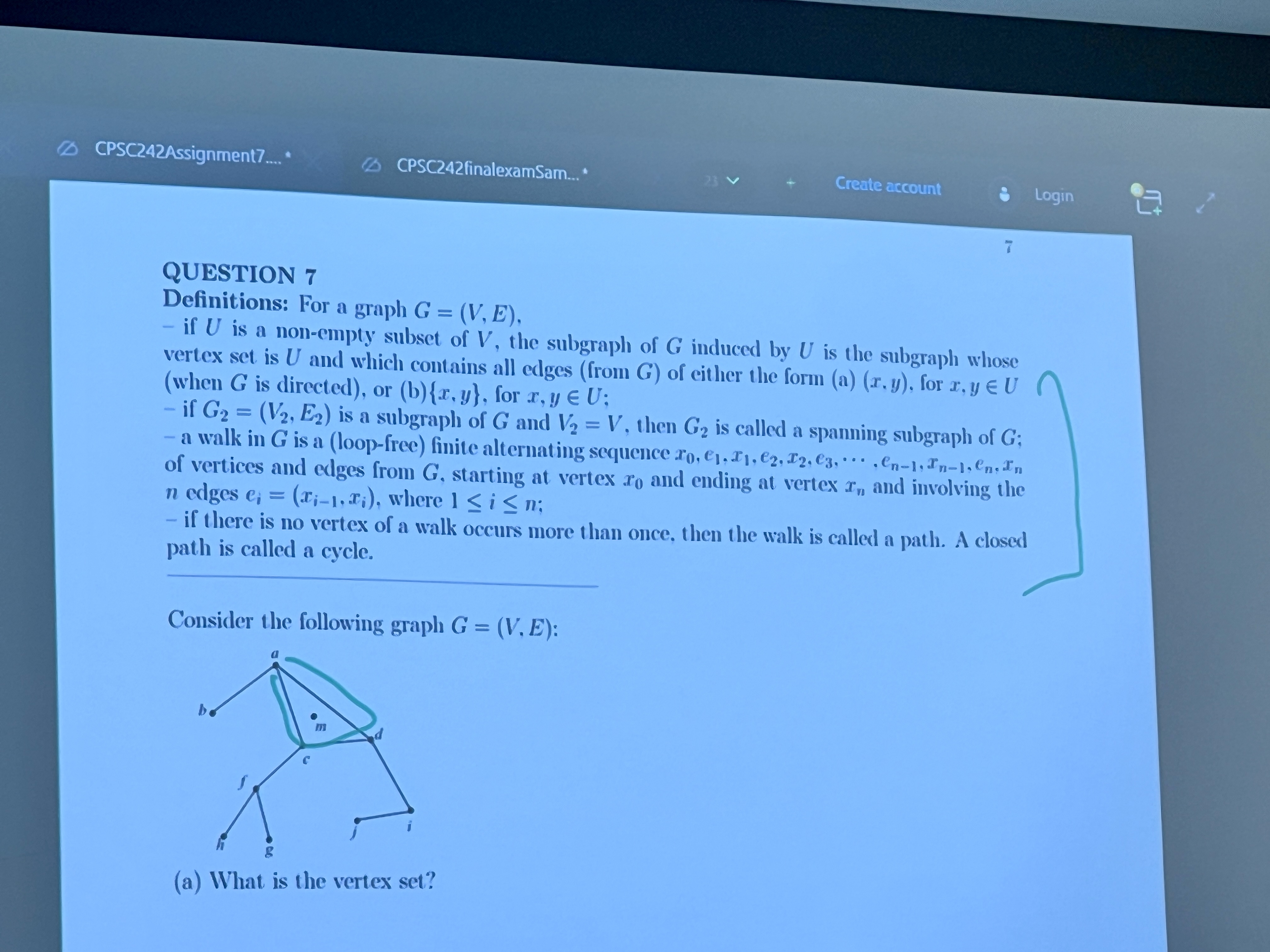 Solved QUESTION 7Further Questions:(a) ﻿What is the vertex | Chegg.com