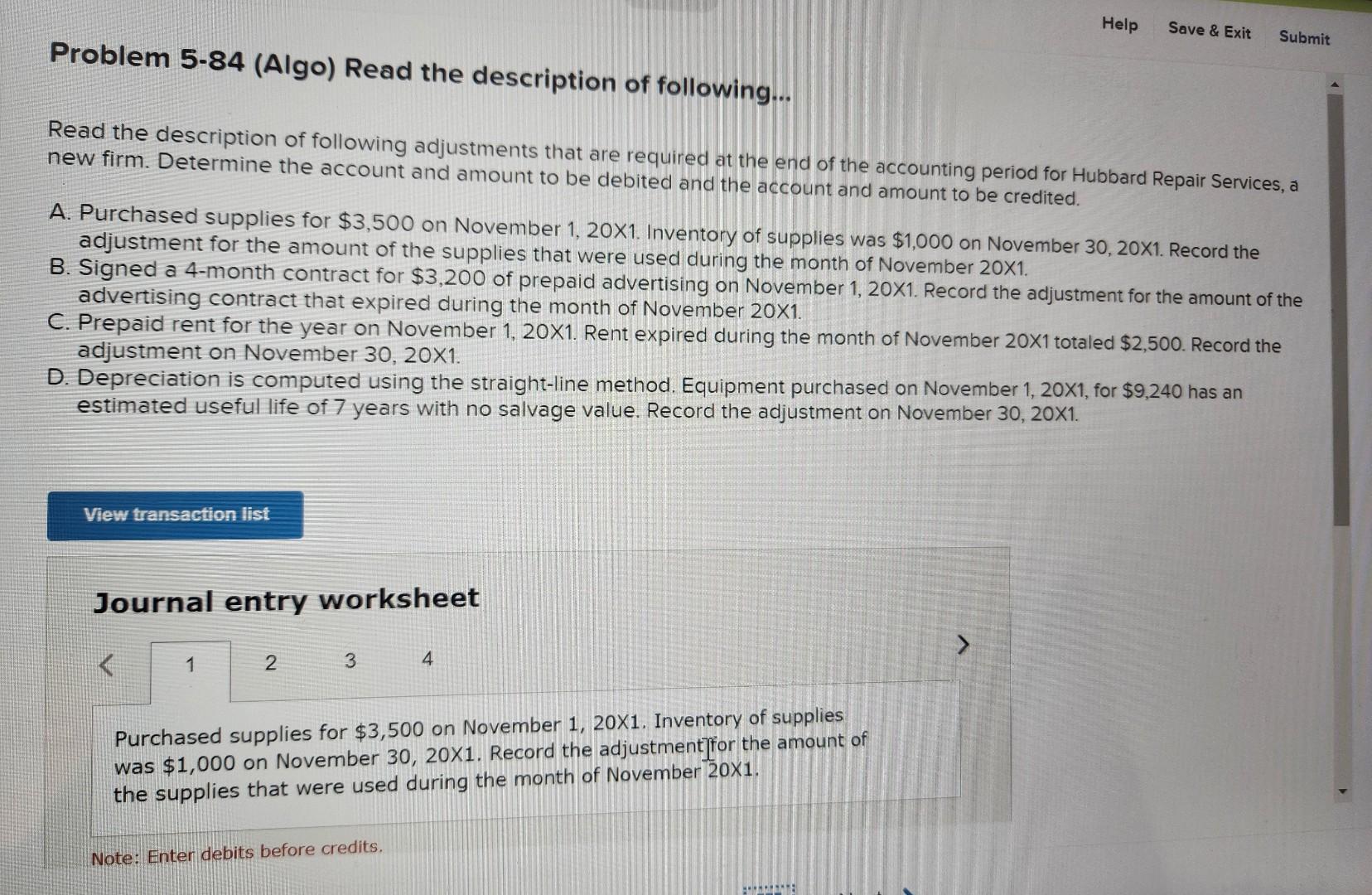 Solved Problem 5-84 (Algo) Read the description of | Chegg.com