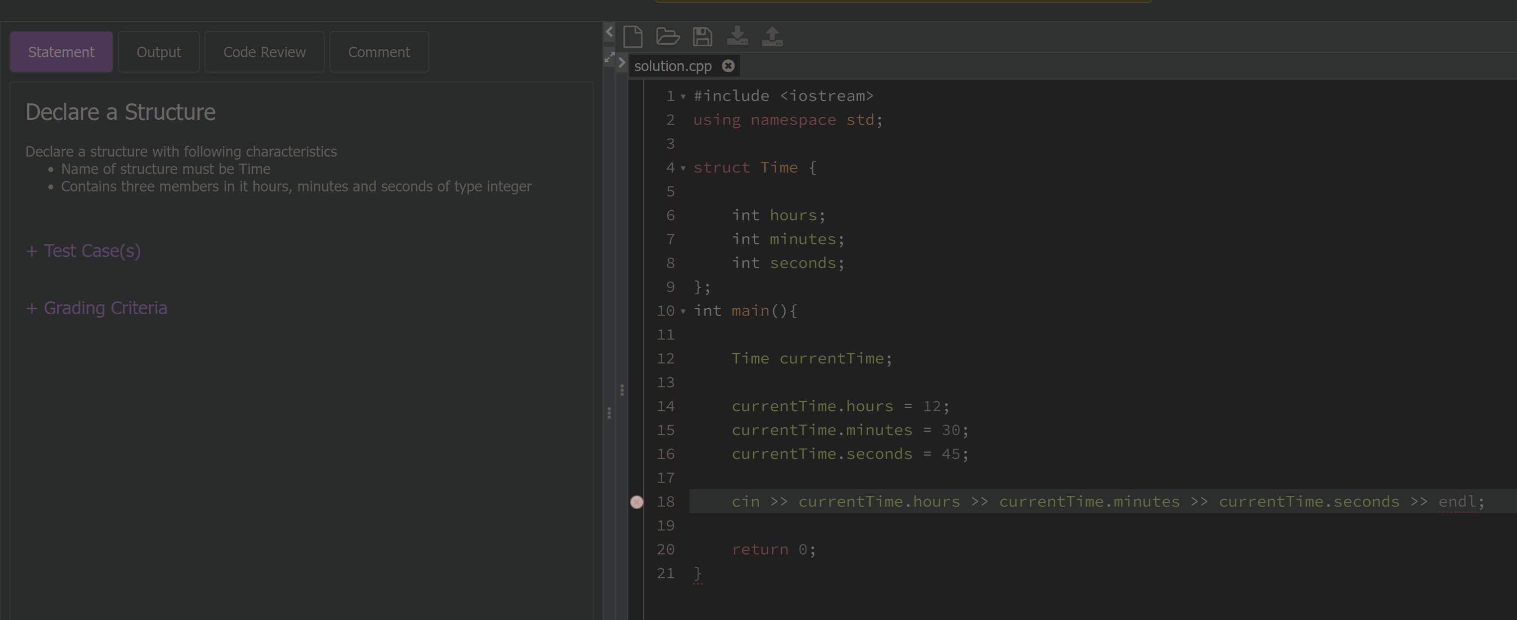Solved I cant figure this out on C++ ﻿CodeZinger. | Chegg.com