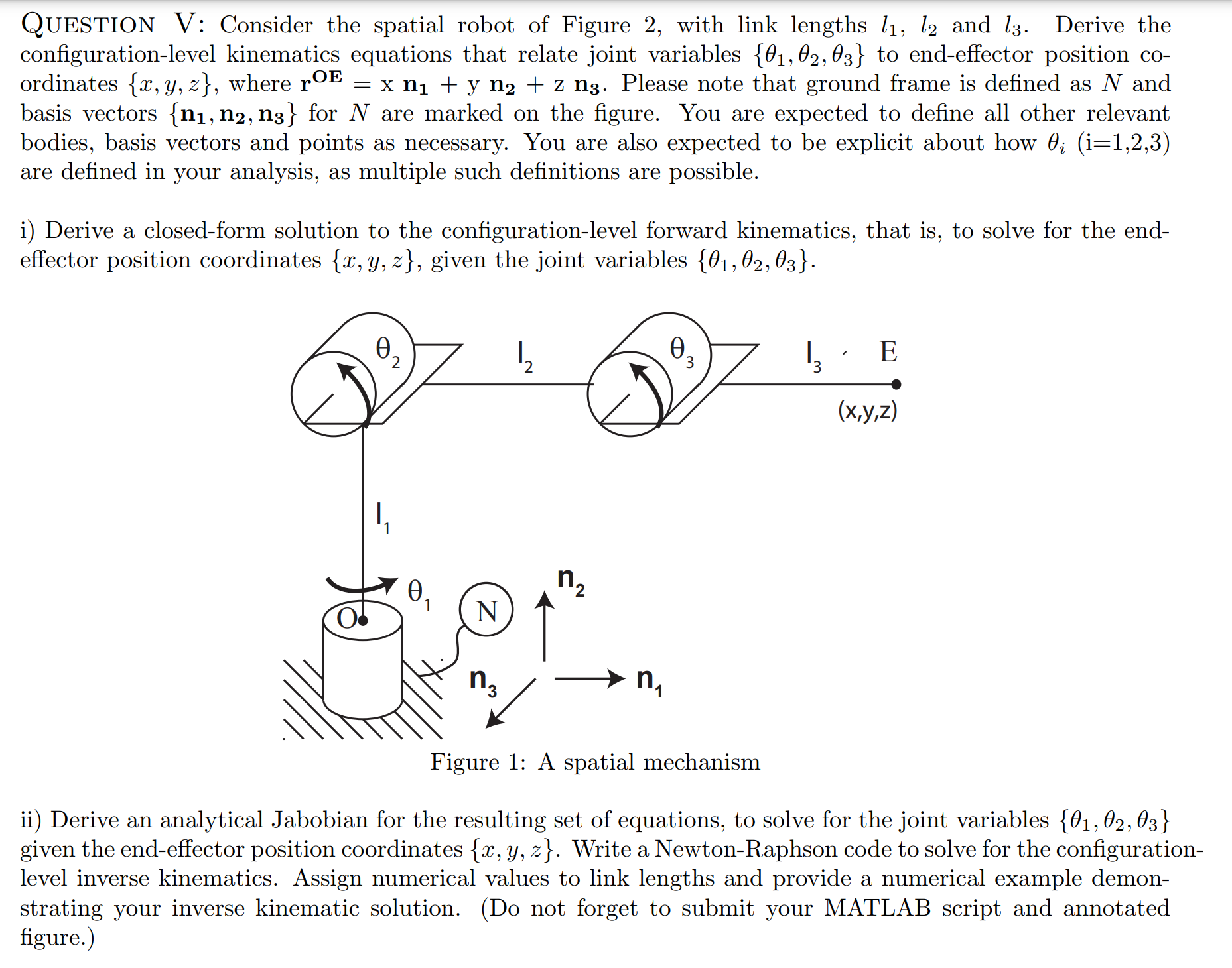 Solved Derive configuration-level forward and inverse | Chegg.com
