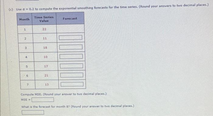 Solved b) Develon the three-month moving average forecasts | Chegg.com
