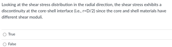 Solved Shell material Shear modulus = G Length = B Dinner =D | Chegg.com