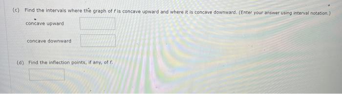 Solved Consider The Following Function If An Answer Does