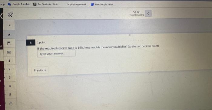 Solved 0.5 points If the interest rate the opportunity cost | Chegg.com