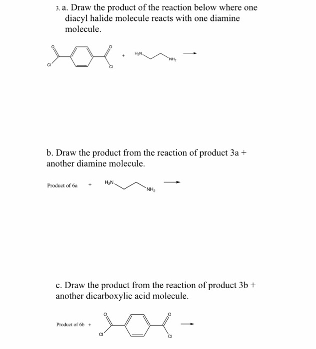 Solved d. Draw the polymer formed as a repeating unit. 3. | Chegg.com