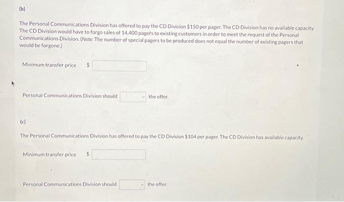 Solved Comm Devices (CD) is a division of Sarasota | Chegg.com