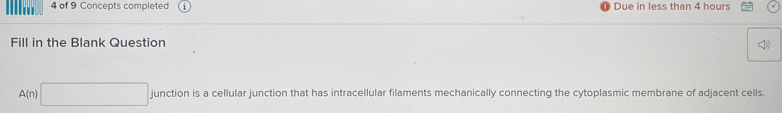 Solved IU| 4 ﻿of 9 ﻿Concepts completed(1) ﻿Due in less than | Chegg.com