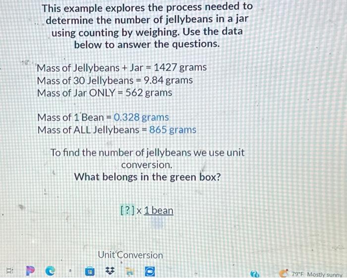 Solved This example explores the process needed to determine | Chegg.com