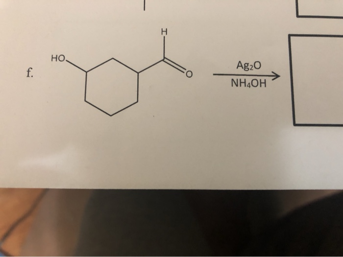 Solved HO, Ag2O NH,OH → | Chegg.com
