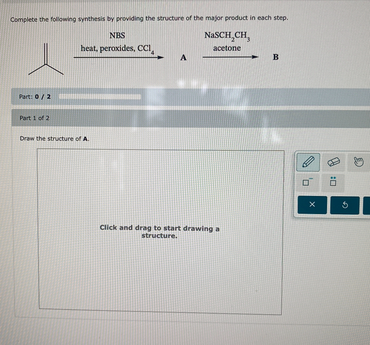 Solved Complete the following synthesis by providing the | Chegg.com