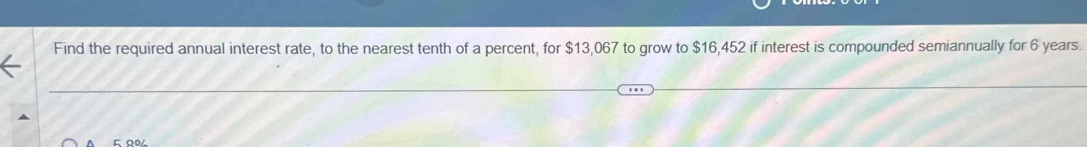 Solved Find the required annual interest rate, to the | Chegg.com