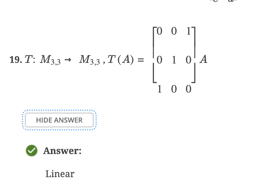 Solved determine whether the function is a linear | Chegg.com