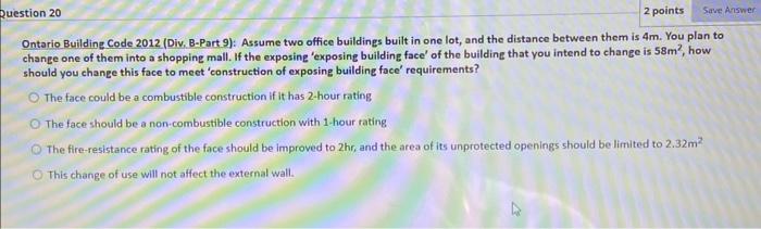 Solved Ontario Buildine Code 2012 (Div, B-Part.9): Assume | Chegg.com