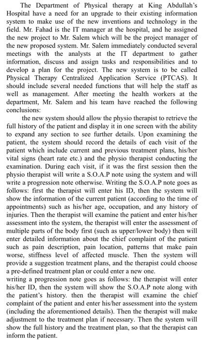 Solved c. Draw a use case diagram that contains every use | Chegg.com
