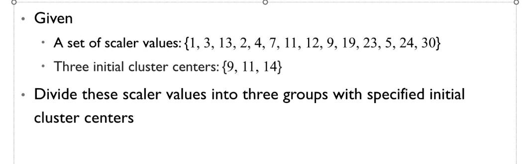 Solved Given - A set of scaler values: | Chegg.com