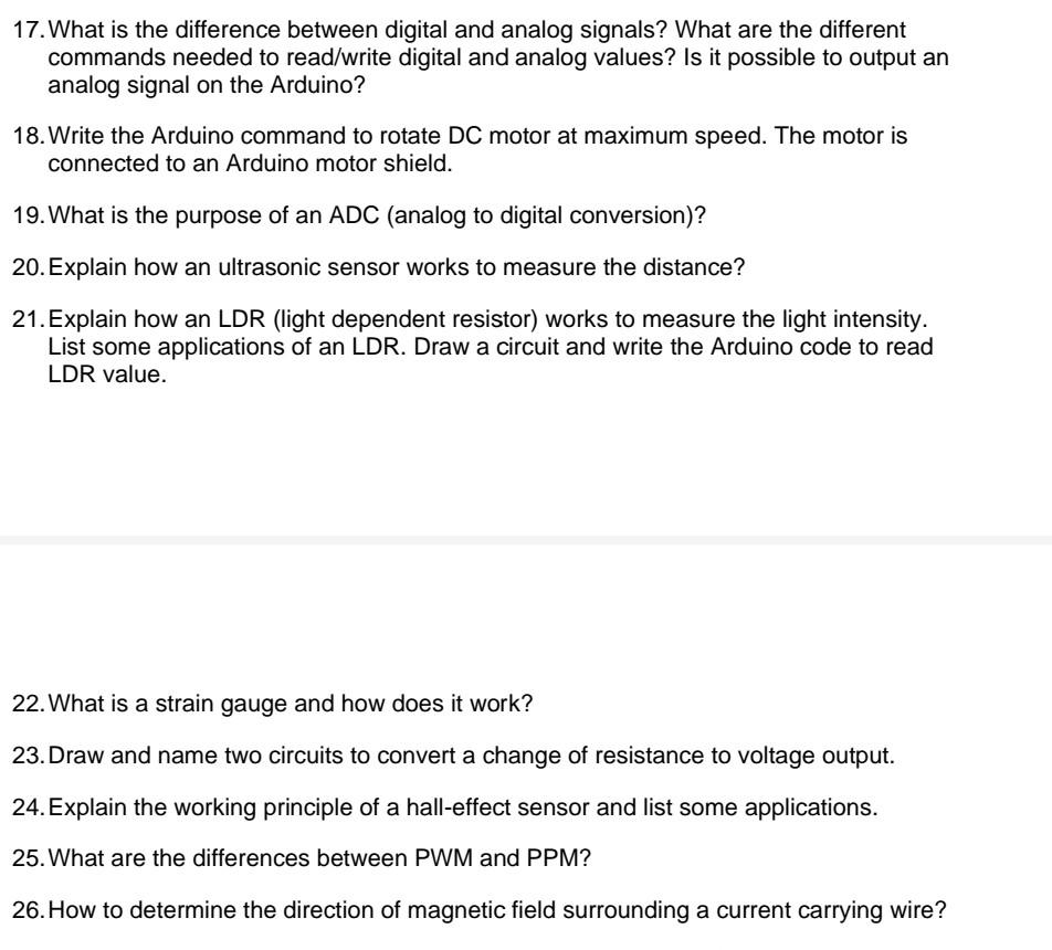 Solved 17. What is the difference between digital and analog | Chegg.com