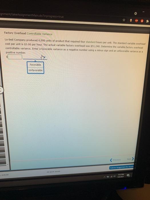 Solved gnment/takeAssignment Main.do?inprogress=true Factory | Chegg.com