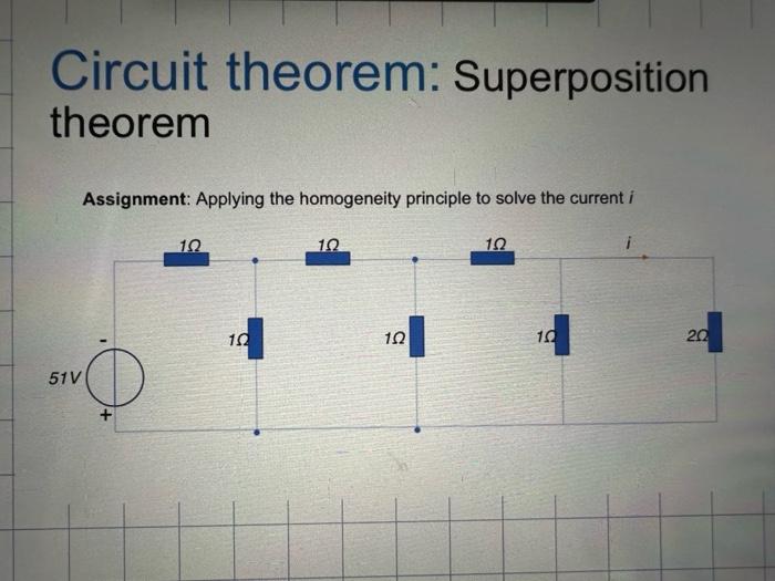 Solved Circuit theorem: Superposition theorem Assignment: | Chegg.com