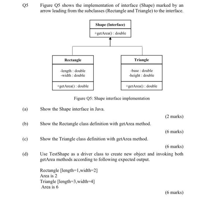 Solved Q5 Figure 25 shows the implementation of interface | Chegg.com