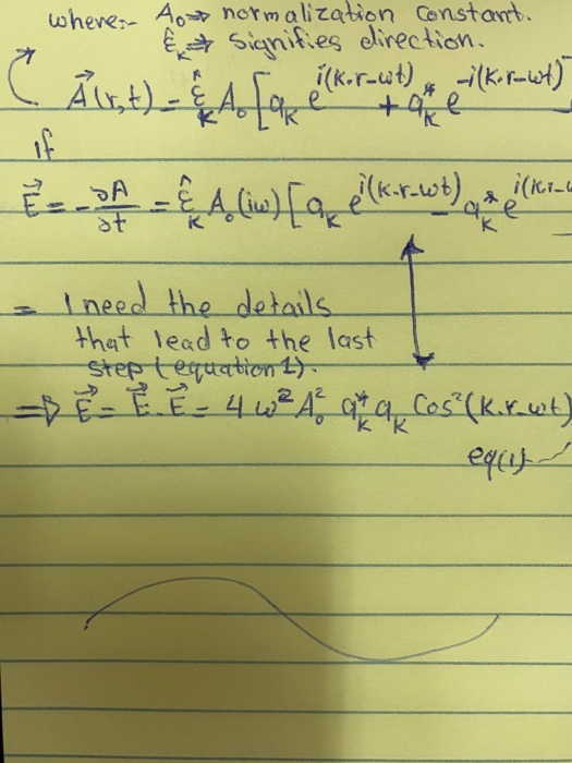 Solved where. Aos normalization constant. & Signifies | Chegg.com