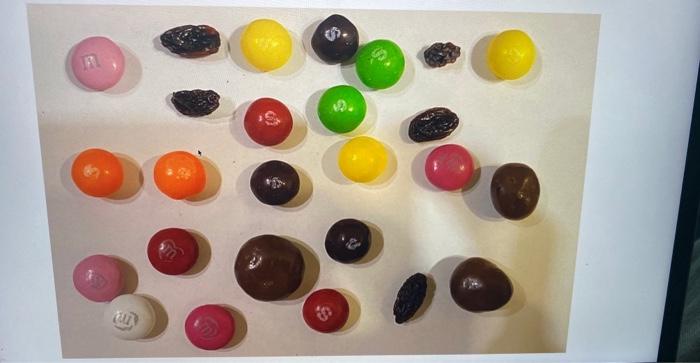 Solved 1. You are an explorer who has visited "candy island" | Chegg.com